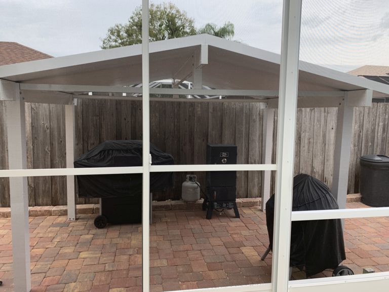 Grill Area Cover Installation | Haggetts Aluminum